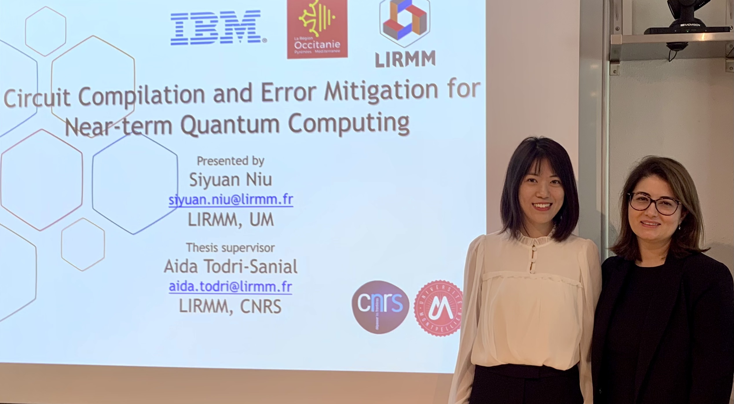 Congratulations on Successful PhD Defense Siyuan NIU – Aida Todri-Sanial